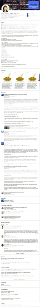 Professional LinkedIn Profile Sample 2022 (with example)