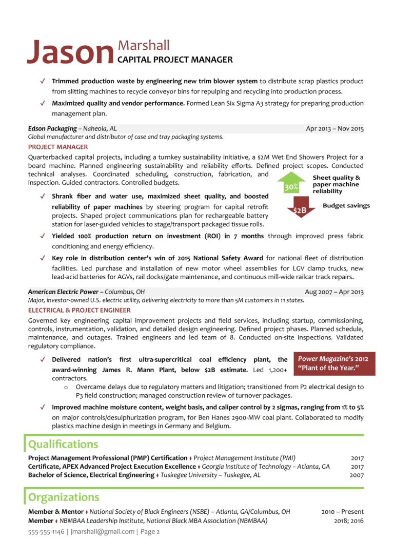 Best Senior Project Manager Resume for 2023 [+Samples]