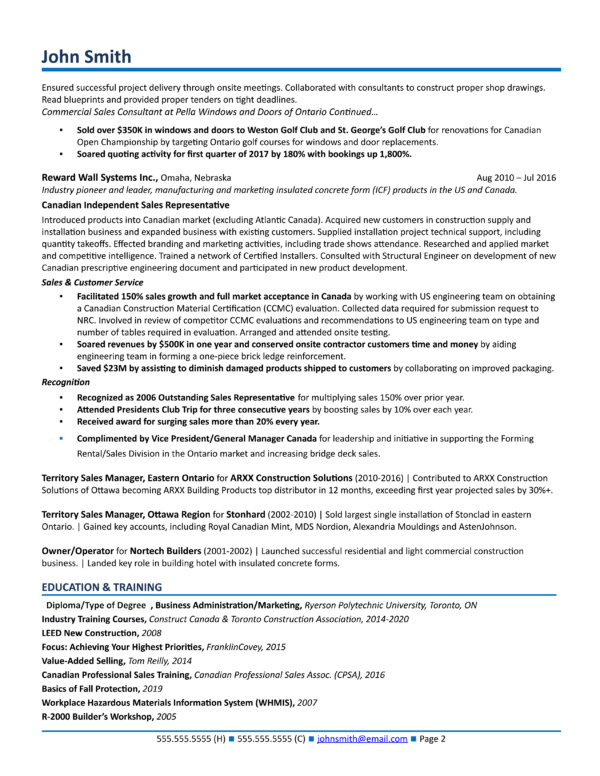 2025 Business Development Manager Resume Examples [+Guide]