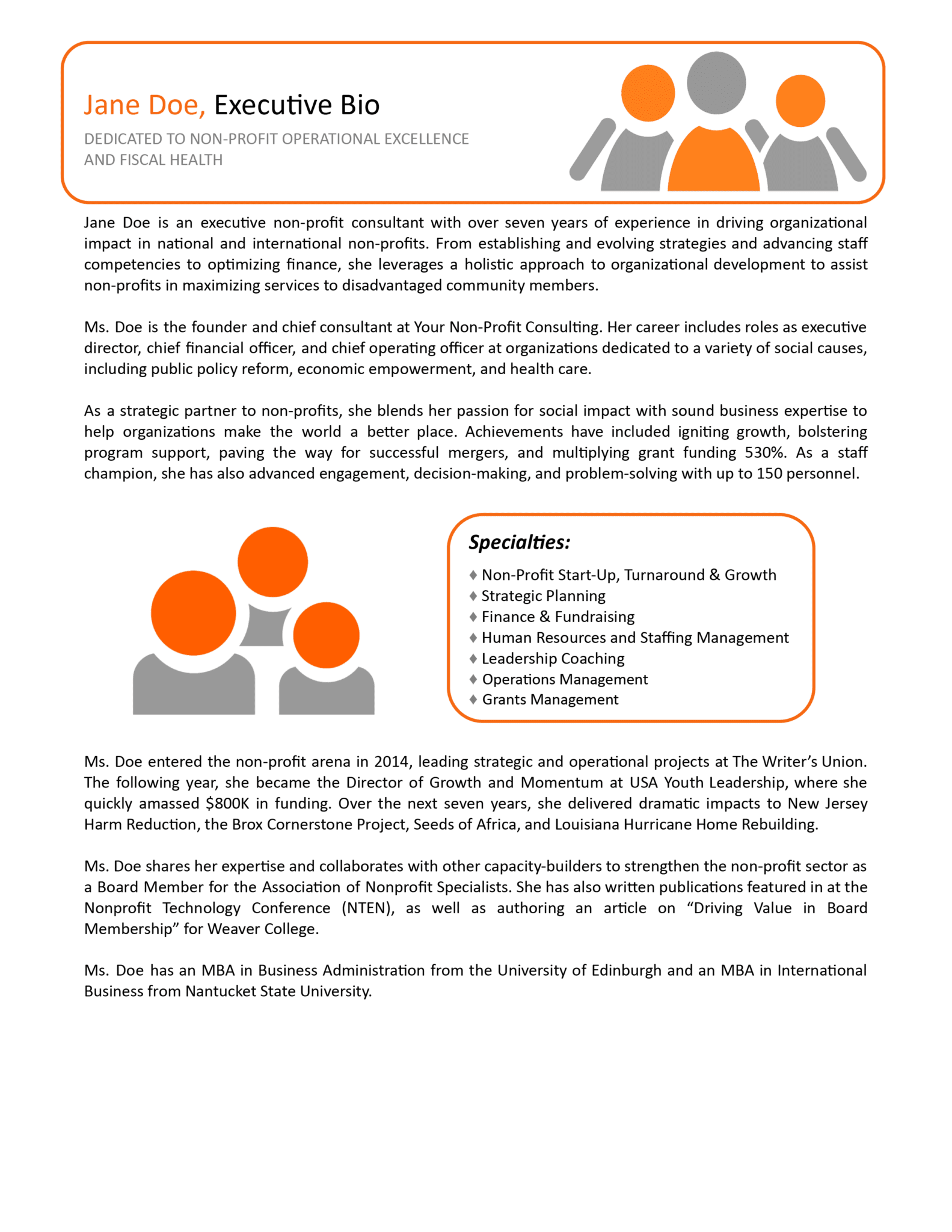 Standout Executive Bio for 2023 [Samples Included]