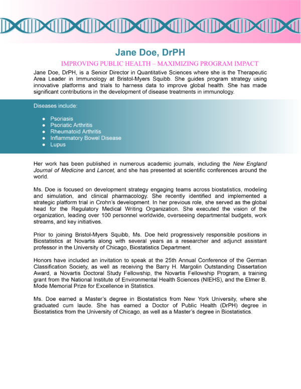 Best Executive Bio Examples For 2025