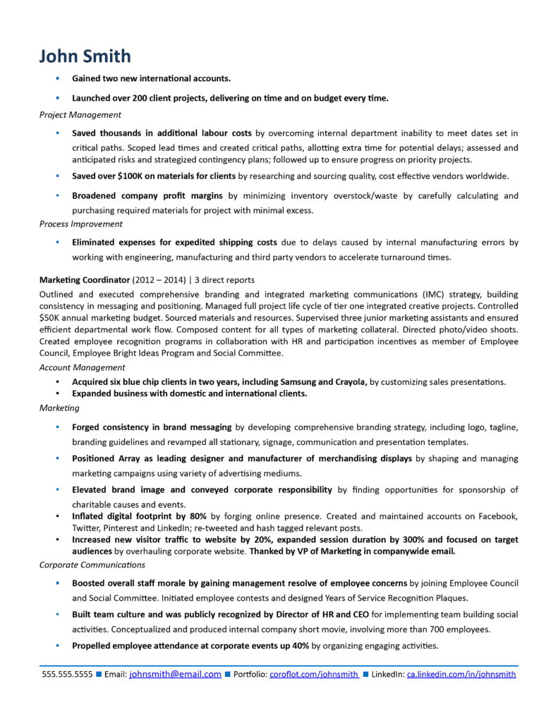 2025 Marketing Manager Resume Examples [+Guide]