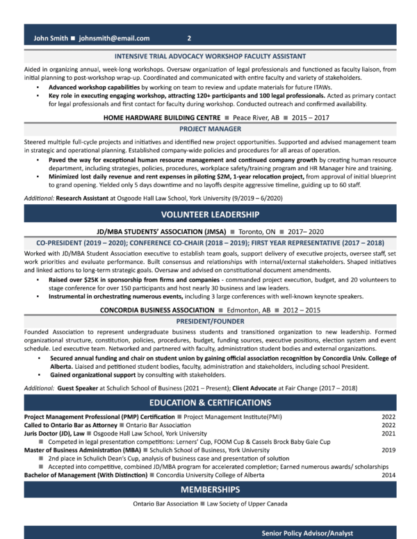 2025 Policy Analyst Resume Examples [+Guide]