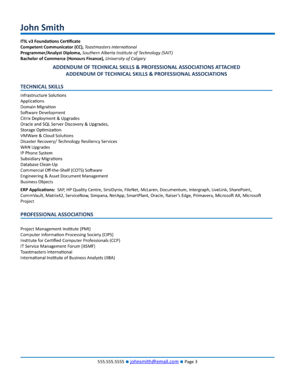 2025 Technical Project Manager Resume Example [+Guide]
