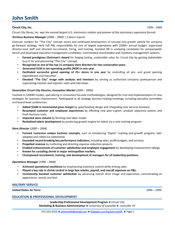 Best Vice President (VP) Resume Samples For 2025