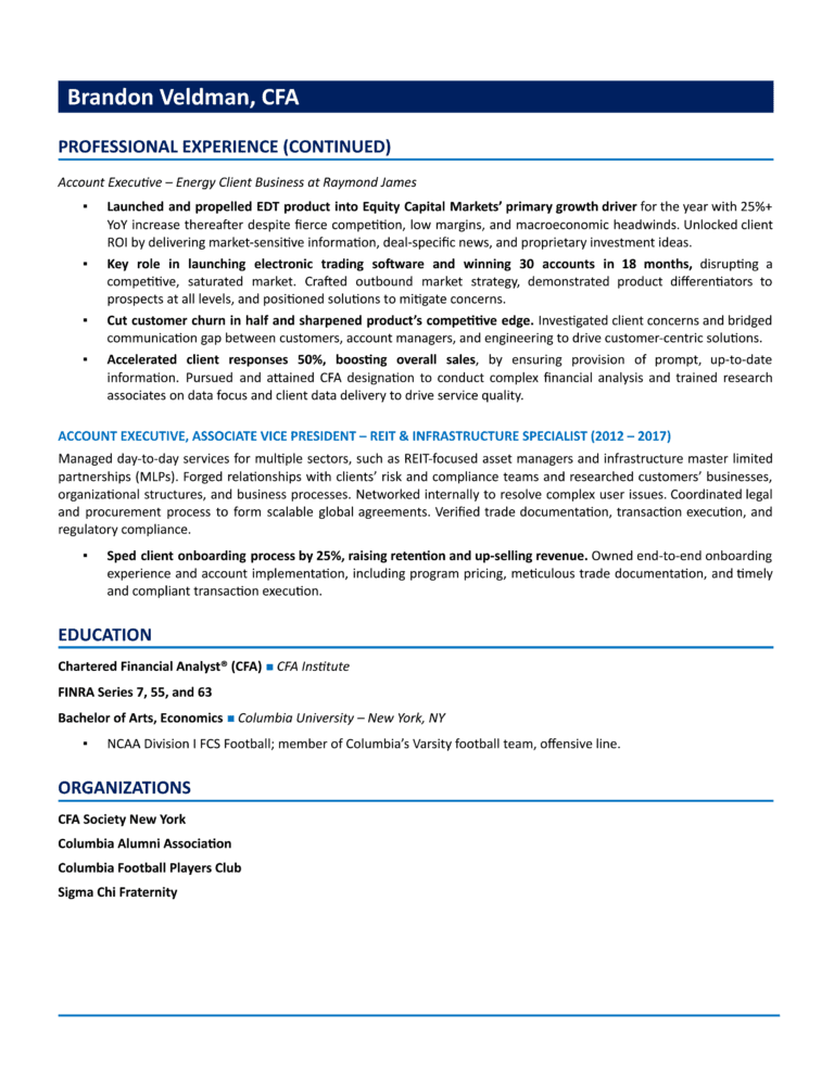 2025 Account Executive Resume Examples [+Guide]