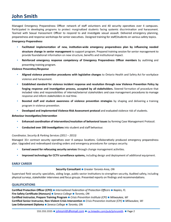 Security Officer Resume Examples [+Guide] 2026