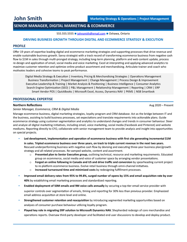 Digital Marketing Manager Resume and Cover Letter for 2023