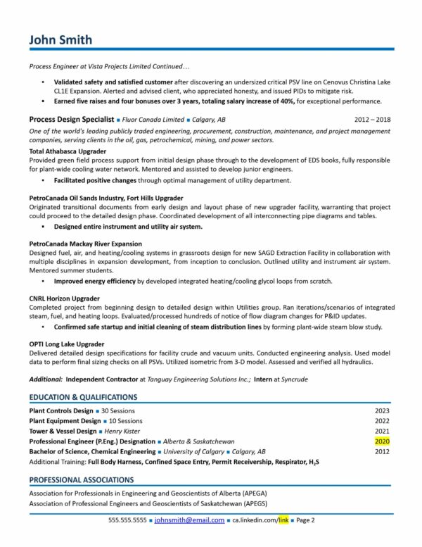 2025 Process Engineer Resume Examples [+Guide]