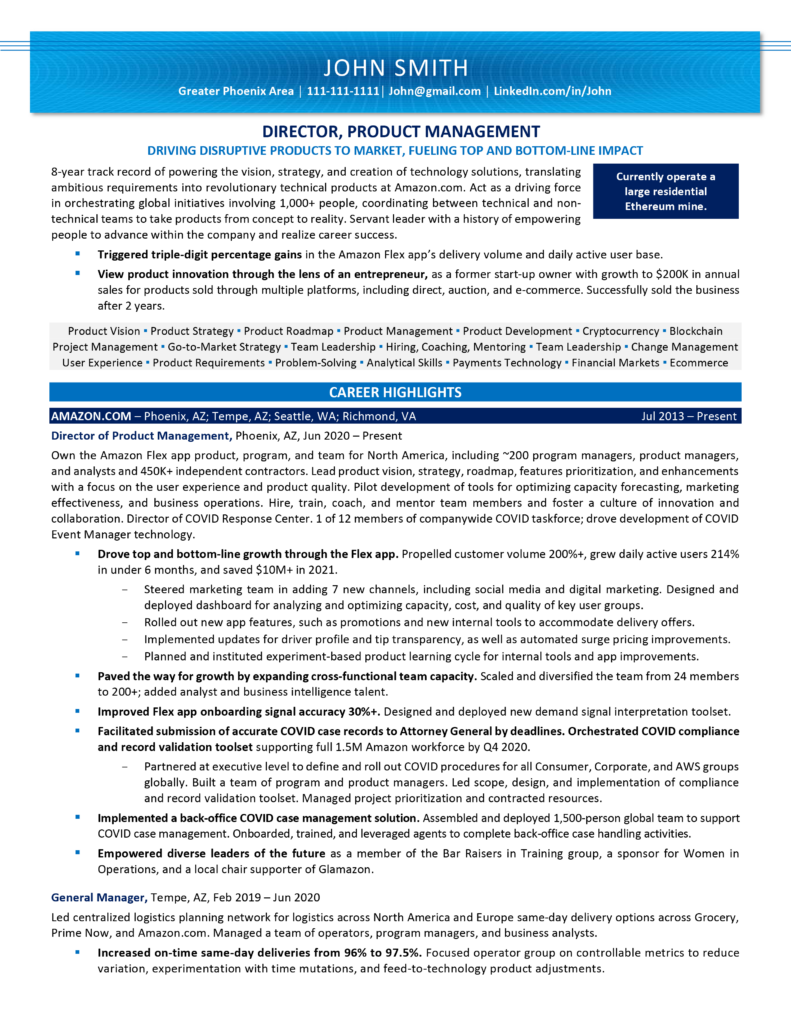 2025 Director of Product Development Resume Examples [+Guide]